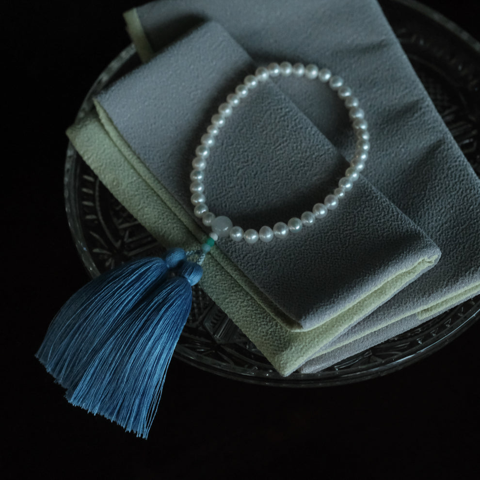 [shuo']Juzu Bukuro ( Light Gray×Mint ) – Envelope - エンベロープオンラインショップ