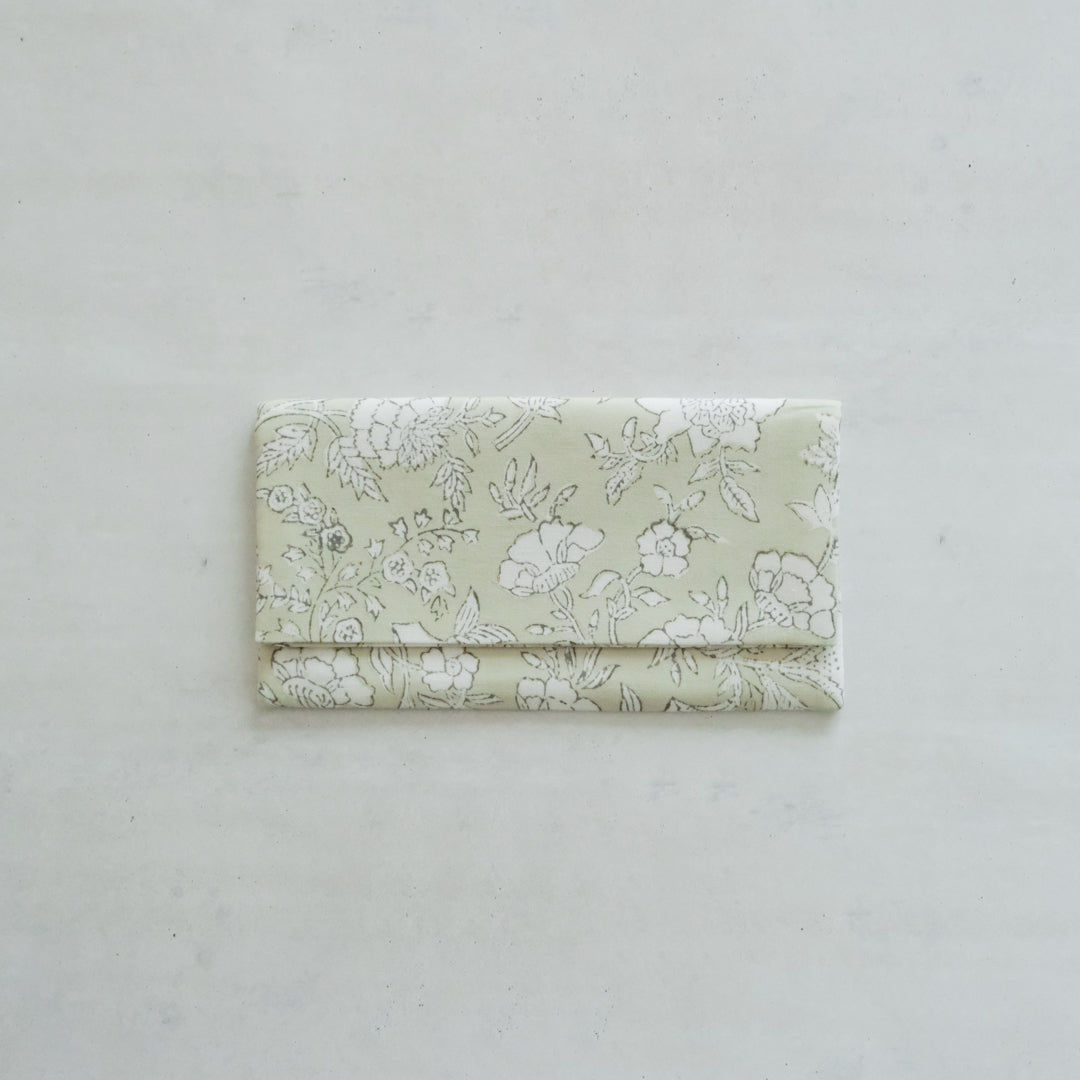 shuo'／Juzu Bukuro ( flower )グリーン – Envelope - エンベロープオンラインショップ